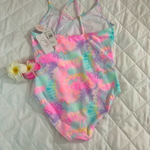 Angel Dear | Swim | Angel Beach Girls Tiedye Monokini Onepiece Swimsuit ...